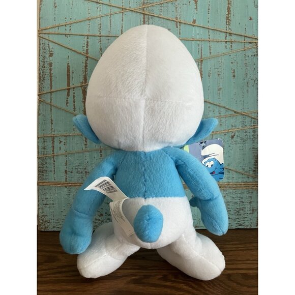 Nanco | Toys | Nanco Smurfs Plush Happy Blue White Stuffed Animal Tv ...
